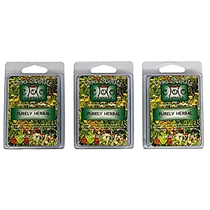 3 Pack Soy Blend Wickless Candles Highly Scented Wax Melts – Purely Herbal