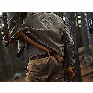 Helko Werk Helko Werk Leather Axe Sheath (Medium) - Genuine Leather Sheath for Axes and Hatchets Leather and Hatchet Cover and Axe Cover (Medium)