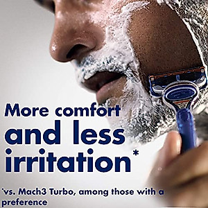 Gillette Fusion5 Mens Razor Blade Refills, 12 Count, Lubrastrip for a More Comfortable Shave