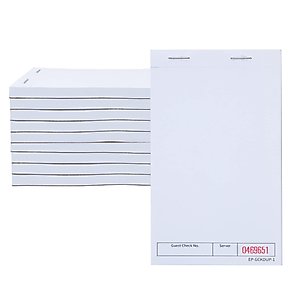 DGBDPACK Guest Checks Pads EP-GCKDUP-1 (10 Pads), total 500 Blank Waiter Pad, Server Order Pads
