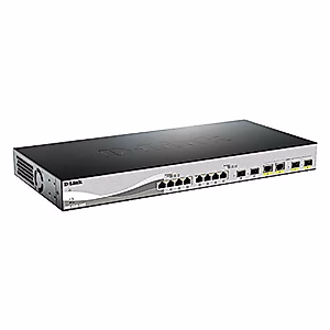 D-Link Systems 12-Port 10GBASE-T Web Smart Switch & 2 SFP+ Ports & 2 10GBASE-T/SFP+ Combo Ports (DXS-1210-12TC)