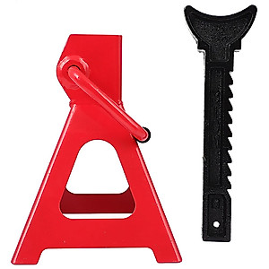 ROADFAR 3 Ton 1 Pair Jack Stands For Car Truck Auto Lift, Red