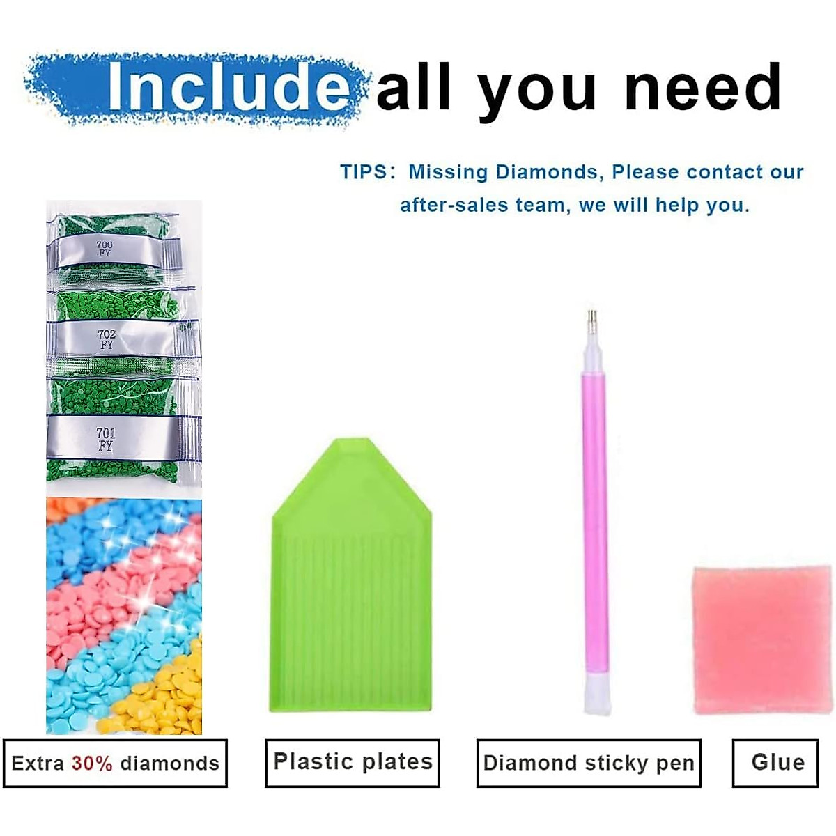 EIBEILI Diamond Painting Kits for Adults, Christmas DIY 5D Diamond Art Kits Diamond Dots for Adults Clearance Full Drill Crystal Craft Kits for Home Wall Decor Gifts 11.8x15.7inch