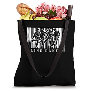 Line Dancing Country Dancer Old Country Western - Line Dance Tote Bag