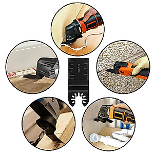 HIFROM Multi Tool Saw Blade Pro Grade Universal Oscillating Ecut Fits Fein Multimaster Genesis Bosch Craftsman Nextec Ridgid Milwaukee Dewalt Chicago Stainley Skil King 16pcs