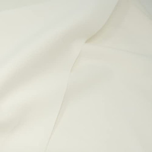 Roc-Lon 90'' 100% Cotton Ava-Lon Permanent Press, Cut by Yard, Bleached White