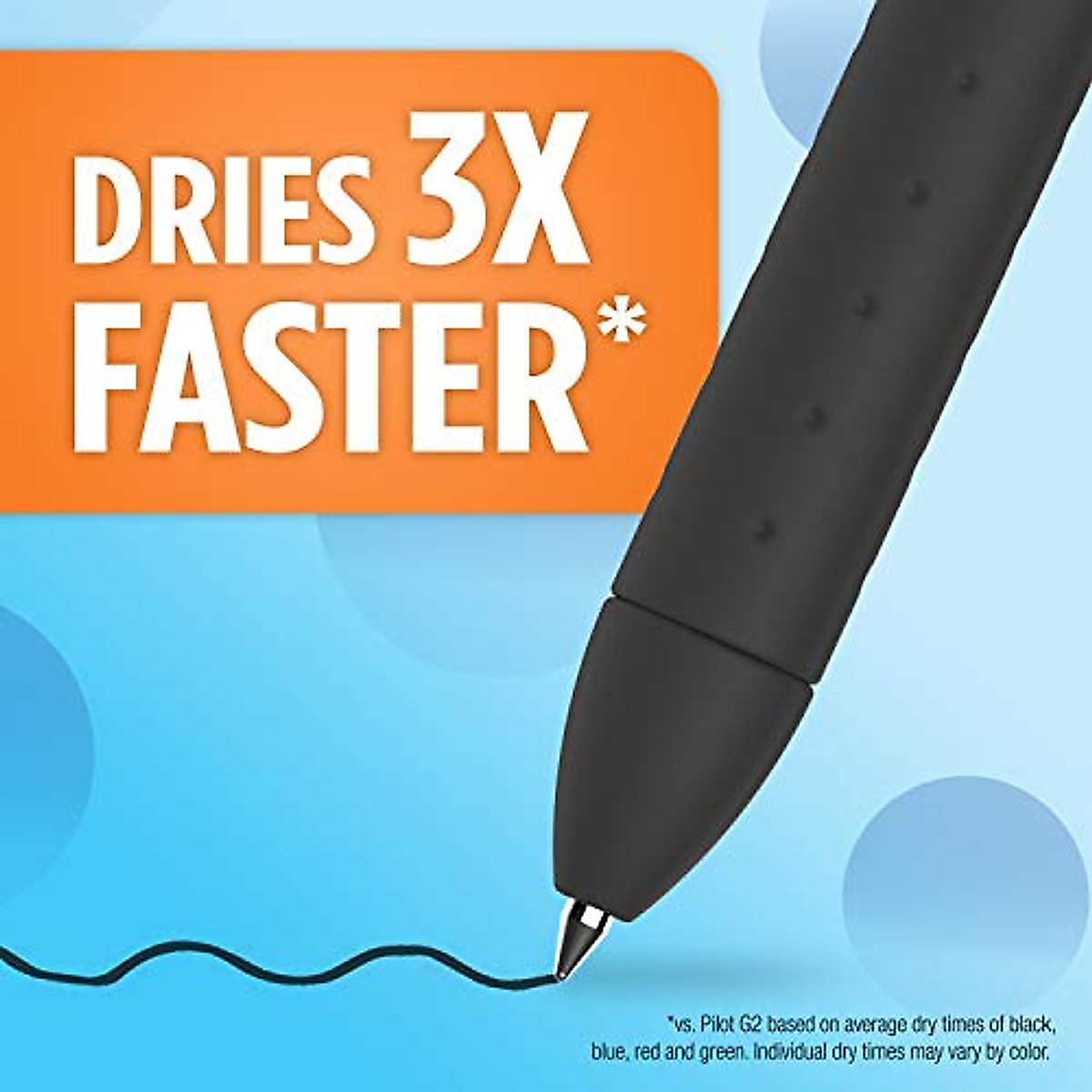 Paper Mate InkJoy Gel Pens Medium Point (0.7mm) Capped, 36 Count, Black (2034486)