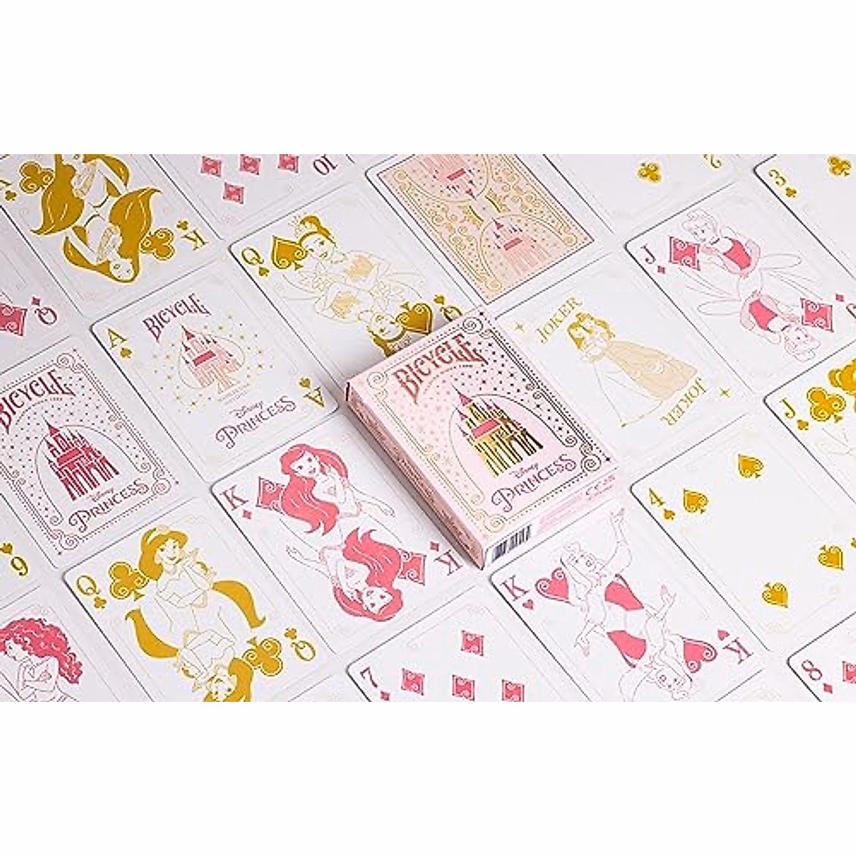 Bicycle Disney Princess Inspired Playing Cards Pink or Blue Playing Cards (Colors May Vary)
