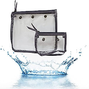FARRJO Clear Waterproof Insert Pouch for Bogg Bag Travel Organizer Storage for Bogg Bag Hanging Bag for Bogg Bag (1PC（Set of 2）)