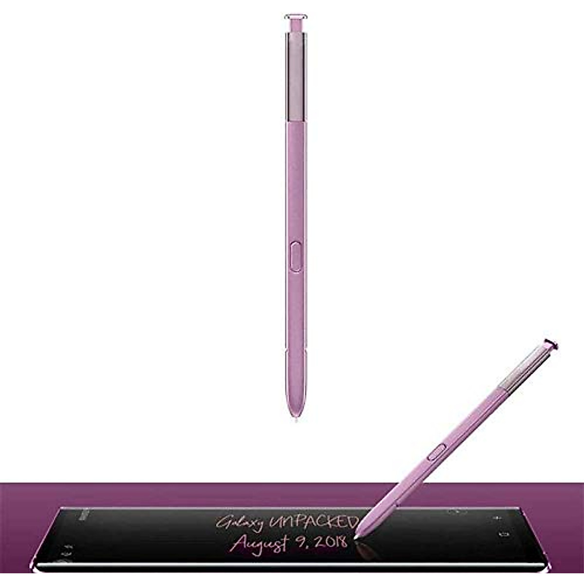 2 Pack Galaxy Note 9 Stylus for Replacement Samsung Galaxy Note 9 SM-N960 Pen (Without Bluetooth) +Tips/Nibs+Eject Pin (Purple)