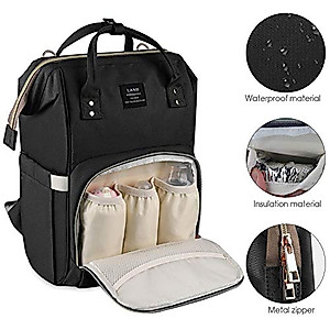 Ticent Diaper Bag Backpack Multifunction Travel Back Pack Large Maternity Nappy Bag Baby Changing Bags with Stroller Straps, Waterproof and Stylish