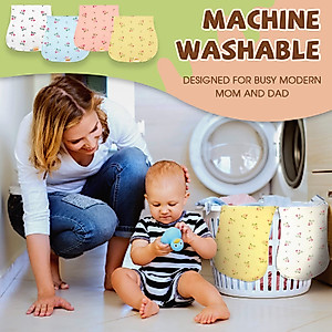 MUKIN Baby Burp Cloths Perfect for Newborn Burping Cloths/Burp Bibs 4 Pack Burping Rags for Boys and Girls