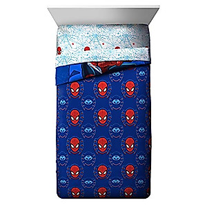 Marvel Spiderman 'Regulator' Toddler 4 Piece Bed Set