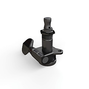 D'Addario Accessories Auto-Trim Tuning Machines - Locking Tuners for Guitars - 6 In Line Setup, Black