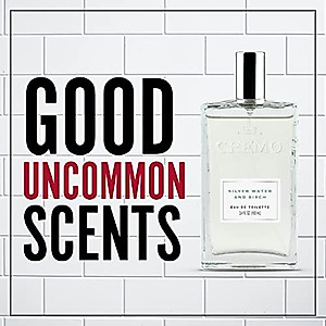 Cremo Silver Water & Birch Cologne Spray, A Crisp Scent with Notes of Forest Moss, Lavender and White Birch, 3.4 Fl Oz