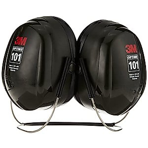3M - H7B Peltor Optime 101 Behind-the-Head Earmuff, Hearing Protection, Ear Protectors, NRR 26 dB Green