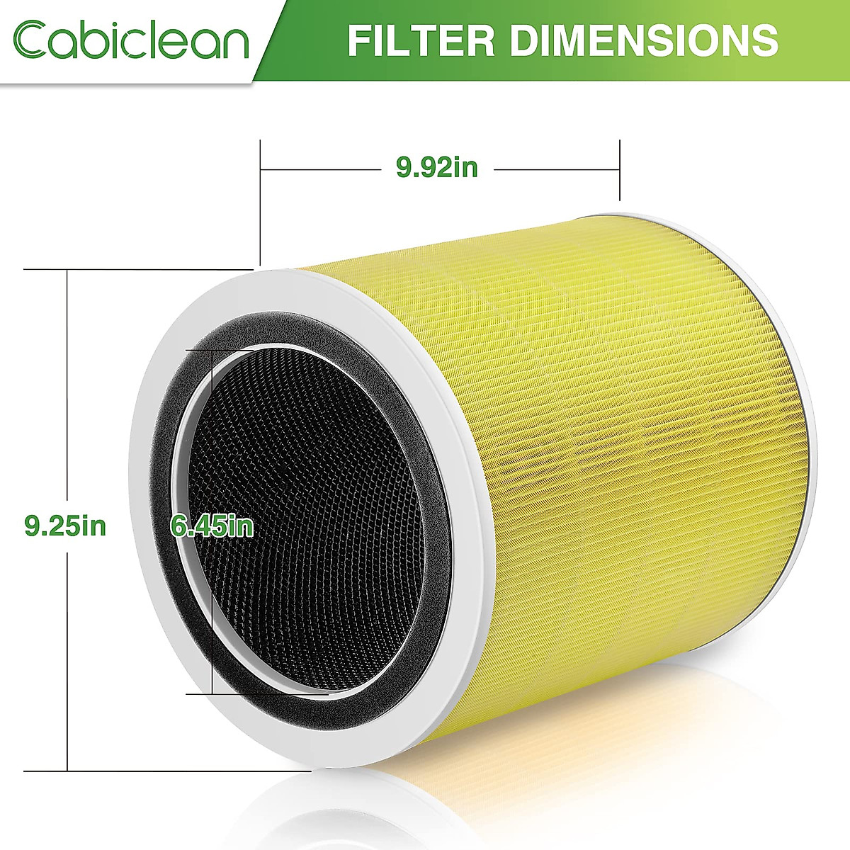 Cabiclean Core 400S Pet Care Replacement Filter for LEVOIT Core 400S Smart WiFi Air Purifier, 3-in-1 H13 True HEPA, High-Efficiency Activated Carbon, Compared to Part # Core 400s-RF-PA, 2 Pack