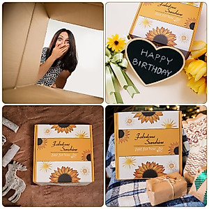 Get Well Soon Gifts Baskets for Women,Self Care Package After Surgery Mothers Day Sunflower Unique Happy Birthday Gifts Thinking of You Sending Sunshine Christmas Box for Mom Best Friend