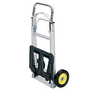 Safco 4061 Hideaway Aluminum Hand Truck 250Lb Capacity 15 1/2W X 16 1/ 2D X 43 1/2H