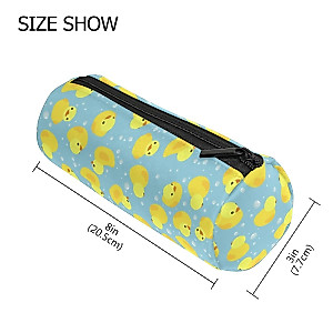 TNAIUGNDI Rubber Duck Pencil Pouch for Girls Boys, Rubber Duck Bubble Pencil Case for Adults, Pencil Bags with Zipper for Women Men