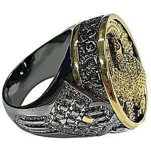 costumebase DUNE RING Duke Leto Atreides Signet Prop Replica Ducal STAINLESS STEEL (US Sz 9)