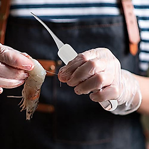 CALLARON Fishing Tackle Stainless Steel Crab Crackers Shrimp Line Cleaner Oyster Shucker Fish Bone Remover Shrimp Deveiner Tool Seafood Peeler Knives Stainless Steel Cleaner