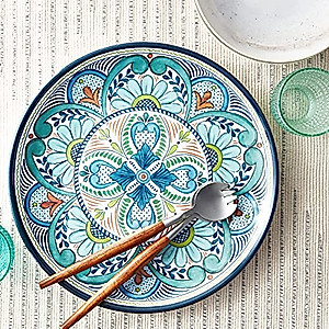 Certified International Talavera 14" Melamine Round Platter, Multicolor