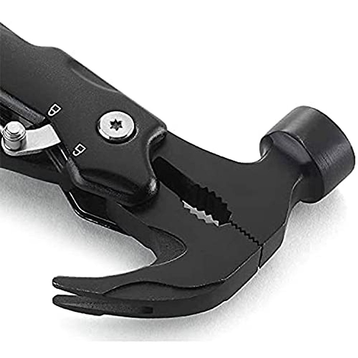 NB Hammer Multitool Camping Accessories with Multitool Card Tool 12 in 1 Cool Gadget Stocking Stuffer for Men Fathers Valentines Day Gifts