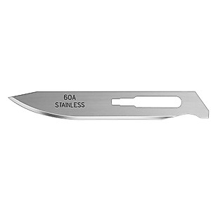Havalon Piranta #60A Stainless Steel Blades - 50 Pack