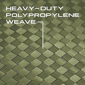 Carrywell (Not Made in China) Heavy Duty Sand Bags for Flooding, 14in x 26in with Tie Strings, Flood Water Barrier, UV Protection Sandbags for 1600 Hours (10 Bags, Green)