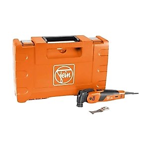 Fein MultiMaster MM 700 Max Oscillating Multitool Set - Ideal for Swift Progress in Interior Construction and Renovation Projects - 450 W Consumption, 250 W Output, 10,000-19,500 OPM - 72296862090