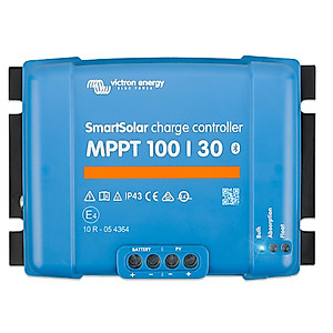 Victron Energy SmartSolar MPPT 100V 30 amp 12/24-Volt Solar Charge Controller (Bluetooth)