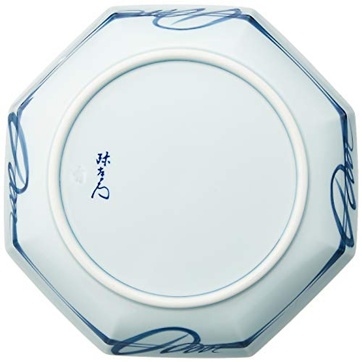 Arita Ware Plate, Plate, Twisted Crest Berry Set (1 Platter, Approx. 9.4 x 9.1 x 2.0 inches (24 x 23 x 5 cm), 5 Plate Plates, Approx. 5.5 x 1.2 inches (14 x 3 cm)
