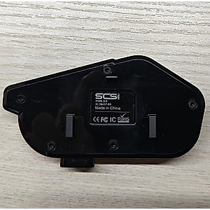 SCSETC Motorcycle Helmet Bluetooth Headset S8 Motorcycle Bluetooth Headset 1000m 2 Riders Intercom, Communication System Headset Universal Wireless Interphone (Waterproof/Handsfree/Stereo Music/GPS)