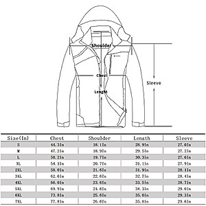 Kugnala Mens Lightweight Rain Jacket Waterproof Rain Coat Hooded Windproof Windbreaker Jackets for Men Hiking Cycling Black XL