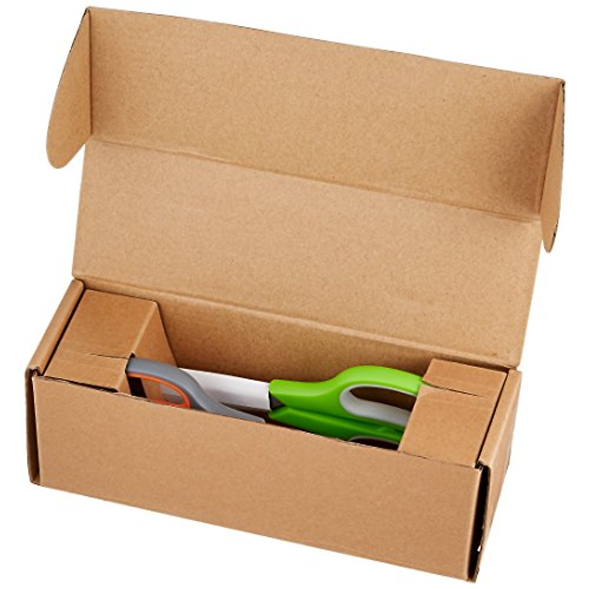 Amazon Basics Multipurpose, Comfort Grip, PVD coated, Stainless Steel Office Scissors - Pack of 2