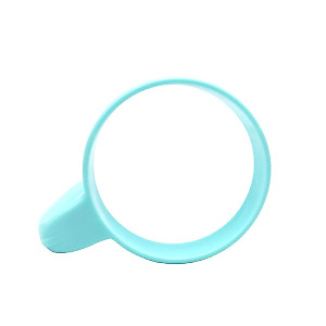 Handle for 30 oz Tumbler, Anti Slip Travel Mug Grip Cup Holder for Vacuum Insulated Tumblers, Suitable for Yeti Rambler, Trail, Sic, Ozark and More 30 Ounce Tumbler Mugs/Car Cups(2 Pcs Sky Blue)