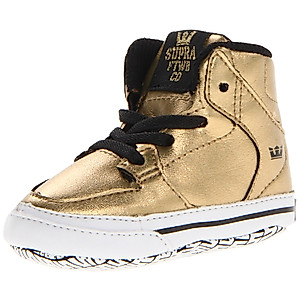 Supra Unisex Crib Vaider (Infant) Gold/Black/White 1 Infant M