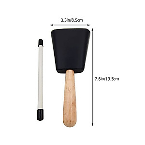 1 Set Cow Bell Cowbell for Drum Cowbell Percussion Cowbell for Kids Cowbell Instrument Kids Musical Toy Drum Supplies Musical Instrument Parts Musical Instrument Toy Drum Accessory