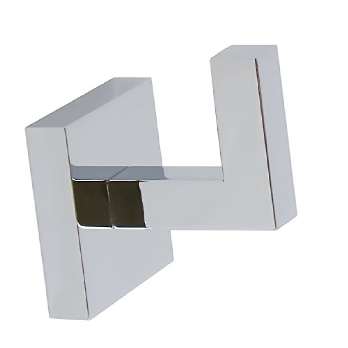 Gedy A026-13 Elba Modern Square Wall Mounted Bathroom Hook, Chrome