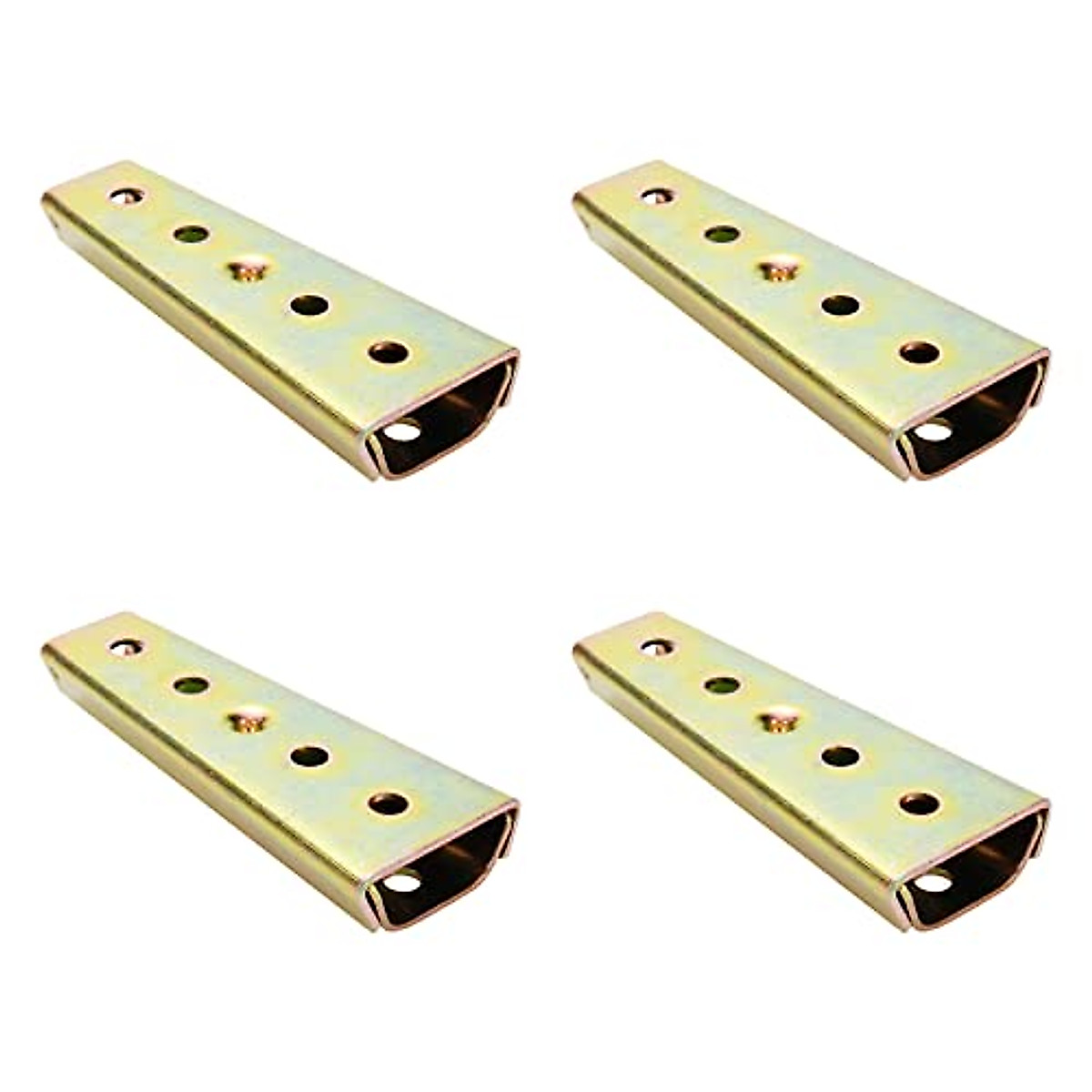 Dahszhi 4Pcs Interlocking Sofa Connector Bracket,Furniture Assemble Fixing Joint Connectors Bands Flush Mount Hanger,Taper 4.72"/120mm Colorful