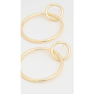 SHASHI Women's Simona Earrings, Gold, One Size