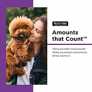 Nutri-Vet Bladder Control Supplement for Dogs - Helps Reduce Dog Urinary Incontinence - 90 Chewable Tablets