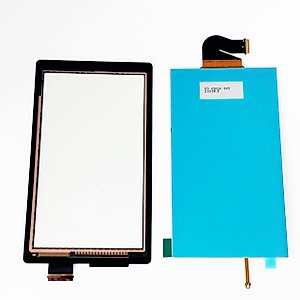 TheCoolCube LCD Display Screen + Touch Digitizer Replacement Compatible with Nintendo Switch Lite (2019) (Black)