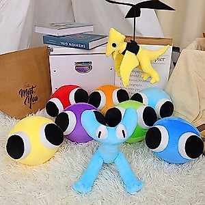SUPGOD Yellow Rainbow Friend Chapter 2 Plush,10" Rainbow Friend Chapter 2 Plushies Stuffed Animals Doll Toys,Kids Game Fans Birthday Party Favor Preferred Gift for Holidays,Birthdays