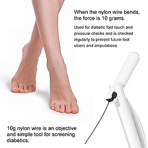 10 Grams Diabetic Foot Monofilament Test Pen Foot Neuropathy Test Monofilaments for Diabetes Foot Ulcers