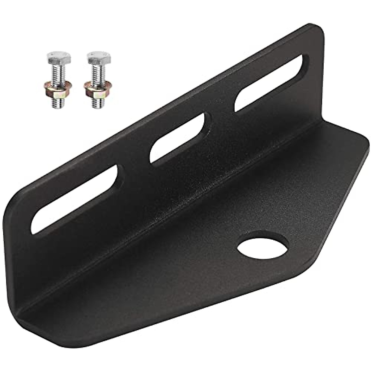 Heavy Duty Universal Zero Turn Lawn Mower Trailer Hitch Adapter Bracket Receiver 3"-6" Mount 3/4" Pin Hole