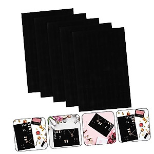 Zerodeko 15 Pcs Jewelry Box Championship Ring Display Case Foam Insert Pads Foam Earring Holder Jewelry Display Pad Jewelry Insert Display Mat Jewelry Tray Sponge Storage Organizer Travel