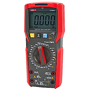UNI-T Digital True RMS Multimeter UT89XD LED test Count 6000 DC/AC Voltage 45~1000Hz DC/AC Current 45~1000Hz Resistance Capacitance Frequency Duty Cycle