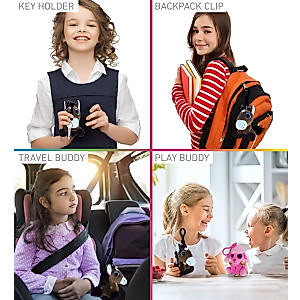 DolliBu Big Eyes Horse Stuffed Animal Toy Keychain - Soft Horse Keychain Stuffed Animals Small Charm for Backpack, Handbag and Purse, Perfect Horse Plush Animal Toys for Kids and Adults - 5.75 Inches